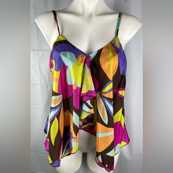Ideology | Tops | Vintage Y2k Ideology Silk Chiffon Sexy Crop Top ...